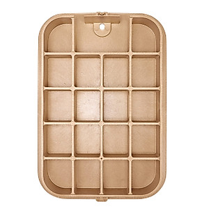 NDS 113BC 14in.X19in. Rectangular Standard Series Valve Box and Cover, 12 in. Height, Sand Box, Sand ICV Cover