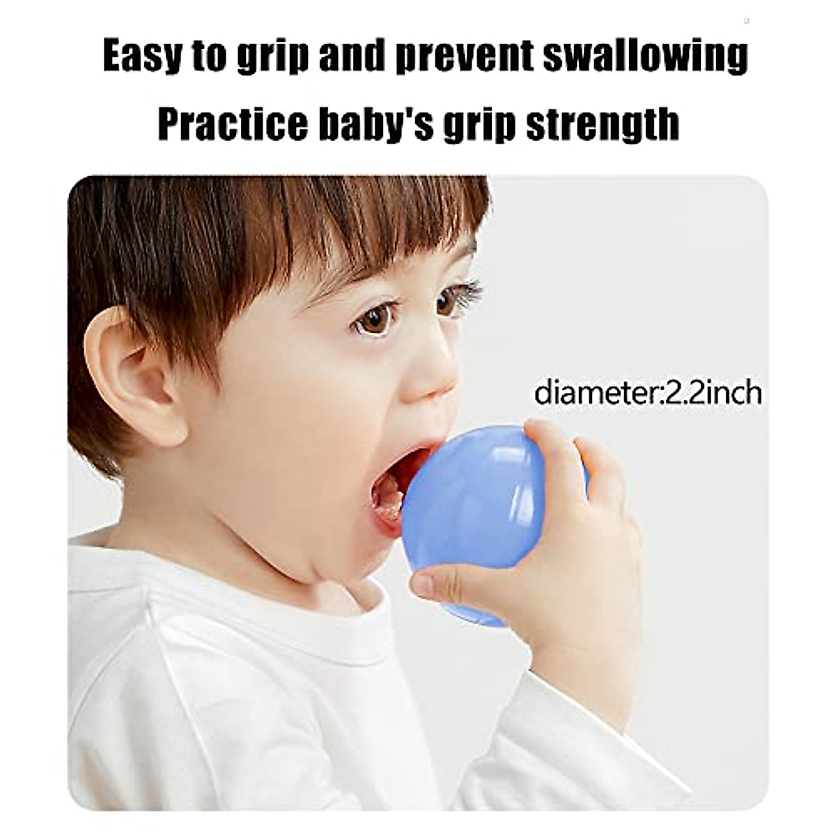 Purple Ball Pit Balls 100 Count Ocean Play Balls for Babies Ball Pits & Playpen,Soft Plastic Pool Balls for Birthday Parties Decorations - Playground Toys Tents Balls Indoor & Outdoor 2.2"