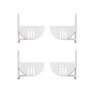 Gnbzxce Pack of 4 Versatile Storage Holders Space Saving Storage Rack Transparent Display Holder for Books Decor Items