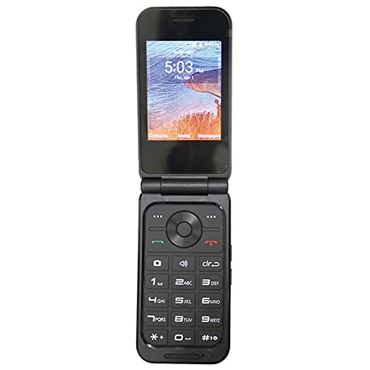 ZTE Cymbal U Link II Z2335CC Unlocked 4G Flip Phone, 8GB 2MP (Renewed)