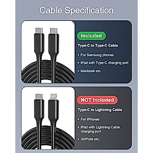 Nekteck 60W USB C Charger [GaN Tech], PD 3.0 Fast Charger[USB-IF & ETL Certified] with Foldable Plug, Compatible with MacBook Air/Pro, iPad Air/Pro, iPhone 13 Pro Max, Switch, Galaxy, Pixel and More.