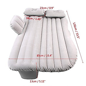 Keenso Car Bed,Car Bed Backseat,Car Air Mattress,Car Camping,Car Mattress,Inflatable with Pump Car Travel,Car Camping,Tent fits SUV,RV,Truck,Minivan