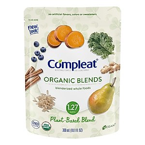 Compleat Organic Blends Plant Based, 10.1 fl oz Pouch, 24 Count