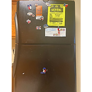 Lamatar1 Texan Charm: 15-Piece Souvenir Magnet & Keychain Set - Hat, Boot, God Bless' Design - Unique Texas Collection