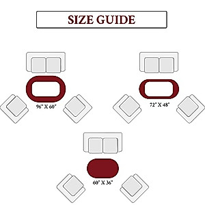 Hand Braided Cotton and Jute Rug - 4x6 feet Oval Reversible Farmhouse Accent Area Rug Boho Rustic Home Decor Colorful Recycled Chindi Carpet