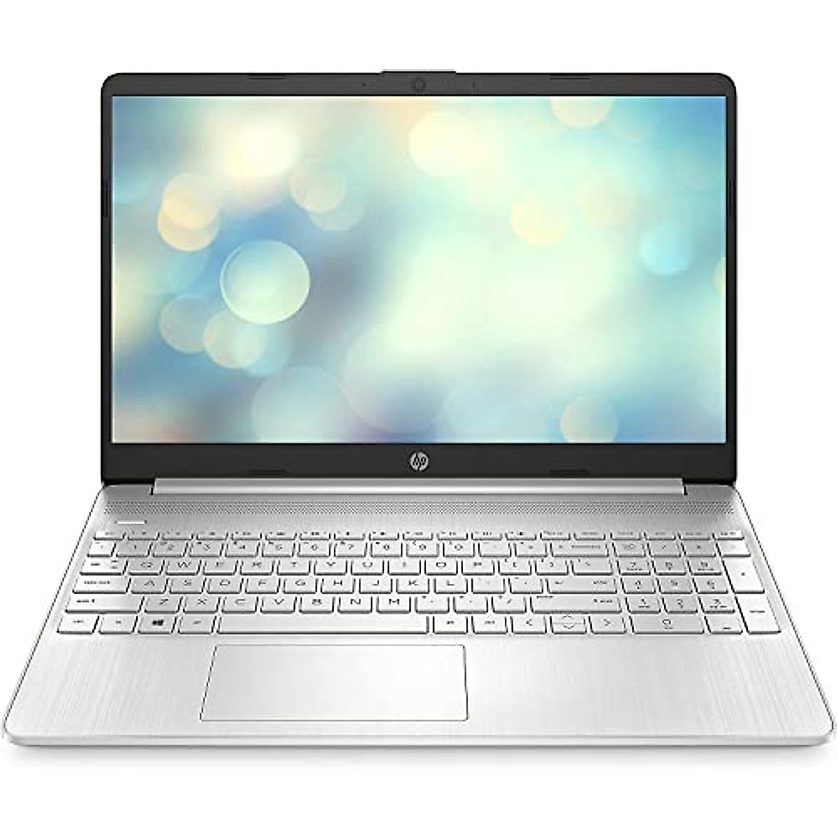 HP 15.6 inch Laptop, AMD Ryzen 5300U, 4-Cores Processor, 12GB RAM, 256GB SSD Storage, Windows 10 or Windows11, ‎Bluetooth, Wi-Fi, Fast Charge, Webcam, Bundle with JAWFOAL