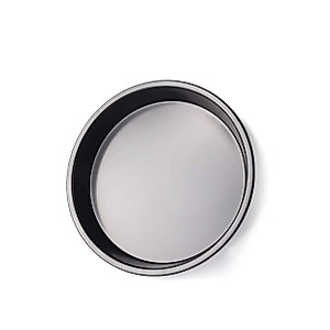 Safeya 8 inch Carbon Steel Non-Stick Black Color Coating Heat-Resistance Pizza Pan And For Cakes