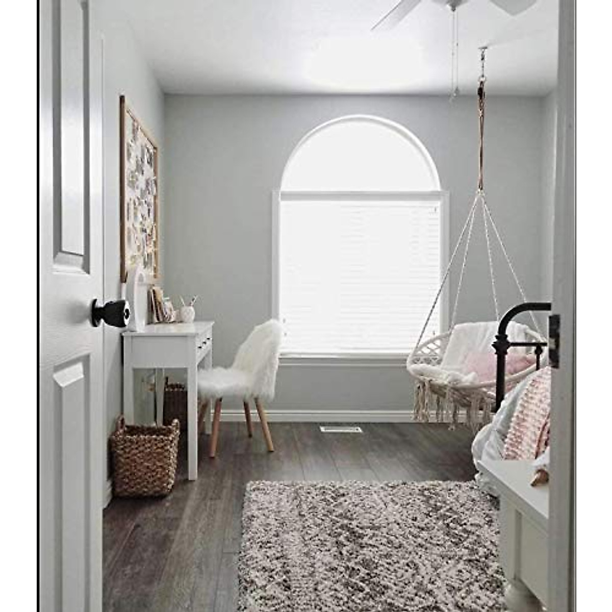 Ultra Strong Hammock Chair Hanging Kit by Amerigo - 600 LB Capacity Hammock Hooks Heavy Duty - Stainless Steel Hammock Hardware Spring, Swivel Hook, Ceiling Hammock Mount + 4 Screws - Hammock Hanger