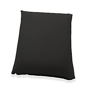 Rehabilitation Advantage Body Positioning Black Pillow Bolster 12 Inch x 12 Inch x 3 Inch