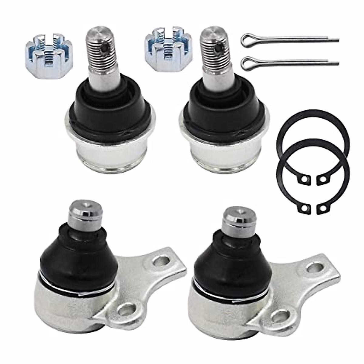 LOSTAR 4 x Ball Joint Kit Fits Can-Am 706200653 706200444 Outlander 800R Max 650 800 XT HO XMR LTD Upper Lower
