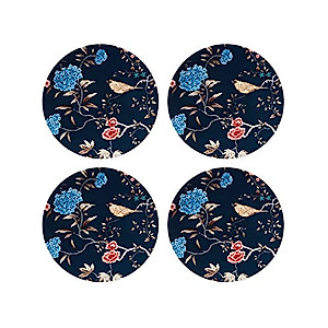 Lenox Sprig & Vine 4-Piece Accent Plate Set, 4.65 LB, Blue