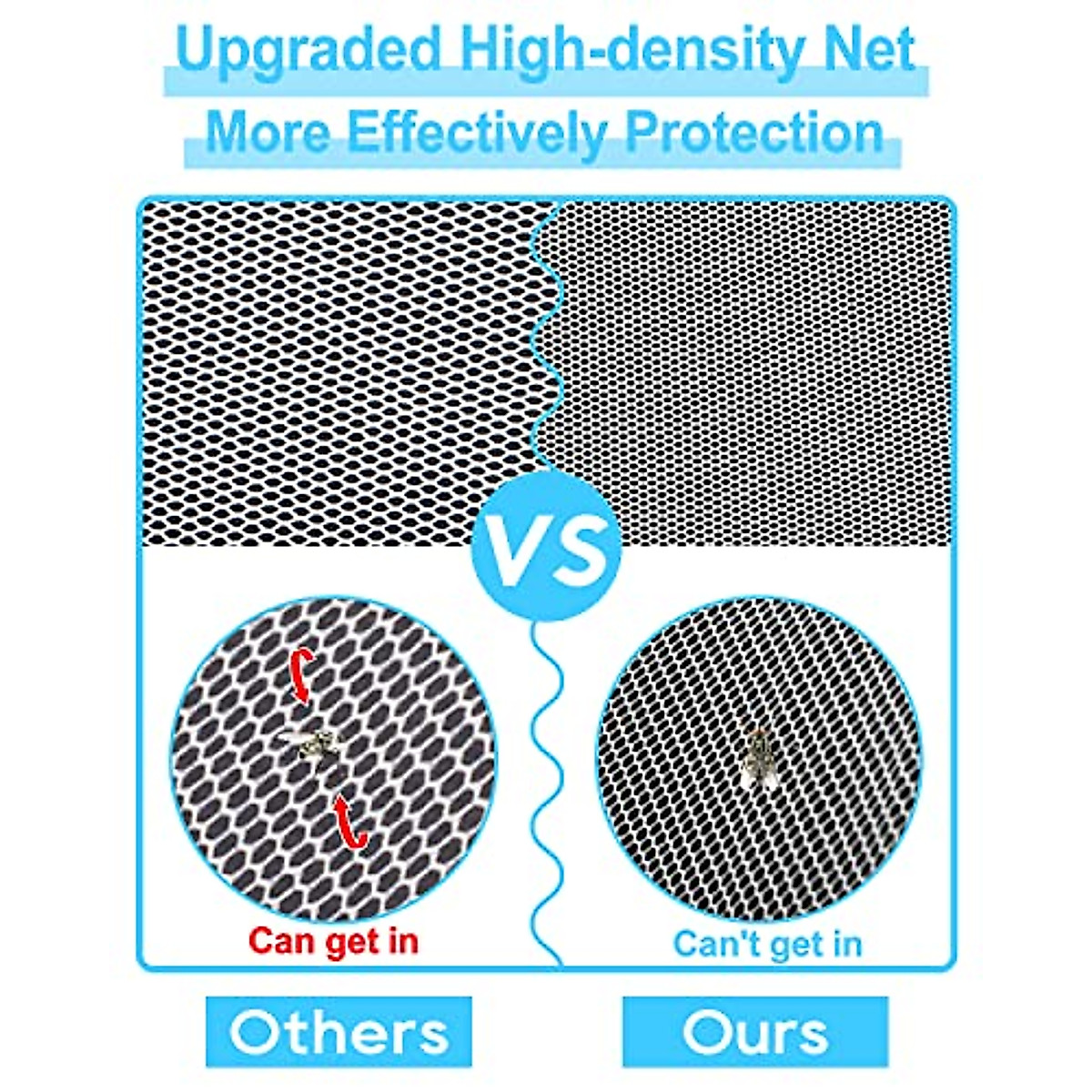 Comforer Food Cover Mesh Food Tent, 17 Inches, Nylon Covers, Pop-Up Umbrella Screen Tents, Collapsible and Reusable Patio Bug Net for BBQ, Picnics, Parties, Camping, Outdoor - 6 Colors