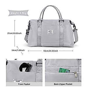 Weekender Bag for Women, Travel Bag with Toiletry Bag, Duffel Overnight Carry on Bag Personal Item Bag with Small Crossbody Bag, Gym Bag for Women