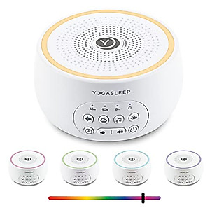 Yogasleep Dreamcenter Multi Sound White Noise Machine with Night Light, Sleep Timer, 26 Soothing Sounds for Travel, Noise Canceling for Office Privacy, Sleep Aid for Adults & Baby, Registry Gift