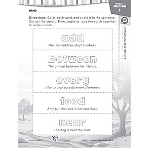 180 Days of High-Frequency Words for Second Grade - Learn to Read Second Grade Workbook - Improves Sight Words Recognition and Reading Comprehension for Grade 2, Ages 7 to 9 (180 Days of Practice)