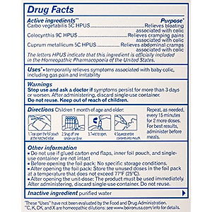 Boiron Cocyntal, 30 Doses, Homeopathic Medicine for Colic Relief