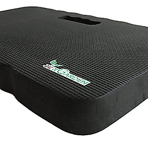 xGarden - Portable Kneeling Pad for Gardening - High Density Foam Kneeler with Carrying Handle - Extra Thick Foam Cushion - Waterproof - Versatile - Indoor or Outdoor - 17.5" x 11" x 1.5" - Black
