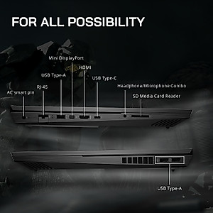 HP OMEN 17.3" 165Hz Gaming Laptop, Core i7-12700H, 64GB DDR5 RAM, 4TB PCIe SSD, Backlit Keyboard, NVIDIA GeForce RTX 3070Ti, HD Webcam, Win 11 Pro, Black, 128GB Hotface Extension Set