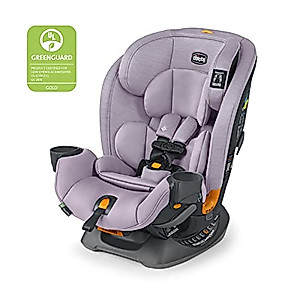 Chicco OneFit ClearTex All-in-One Car Seat, Rear-Facing Seat for Infants 5-40 lbs, Forward-Facing Car Seat 25-65 lbs, Booster 40-100 lbs, Convertible Car Seat | Lilac/Purple