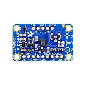 Adafruit (PID 3387) 9-DOF Accel/Mag/Gyro+Temp Breakout Board - LSM9DS1