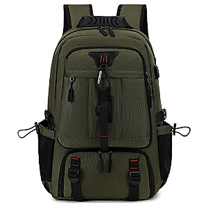 INSAVANT Travel Backpack for Mens 18.3 Inch with Laptop Sleeve and Shoe Compartment, Computer Backpacks with USB Charging Port, Durable Hiking Work Business Daypack for Women