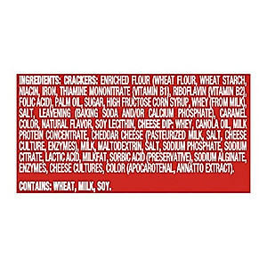 Handi-Snacks RITZ Crackers 'N Cheesy Dip Snack Packs, 12 Boxes of 6 Snack Packs (72 Total Packs)