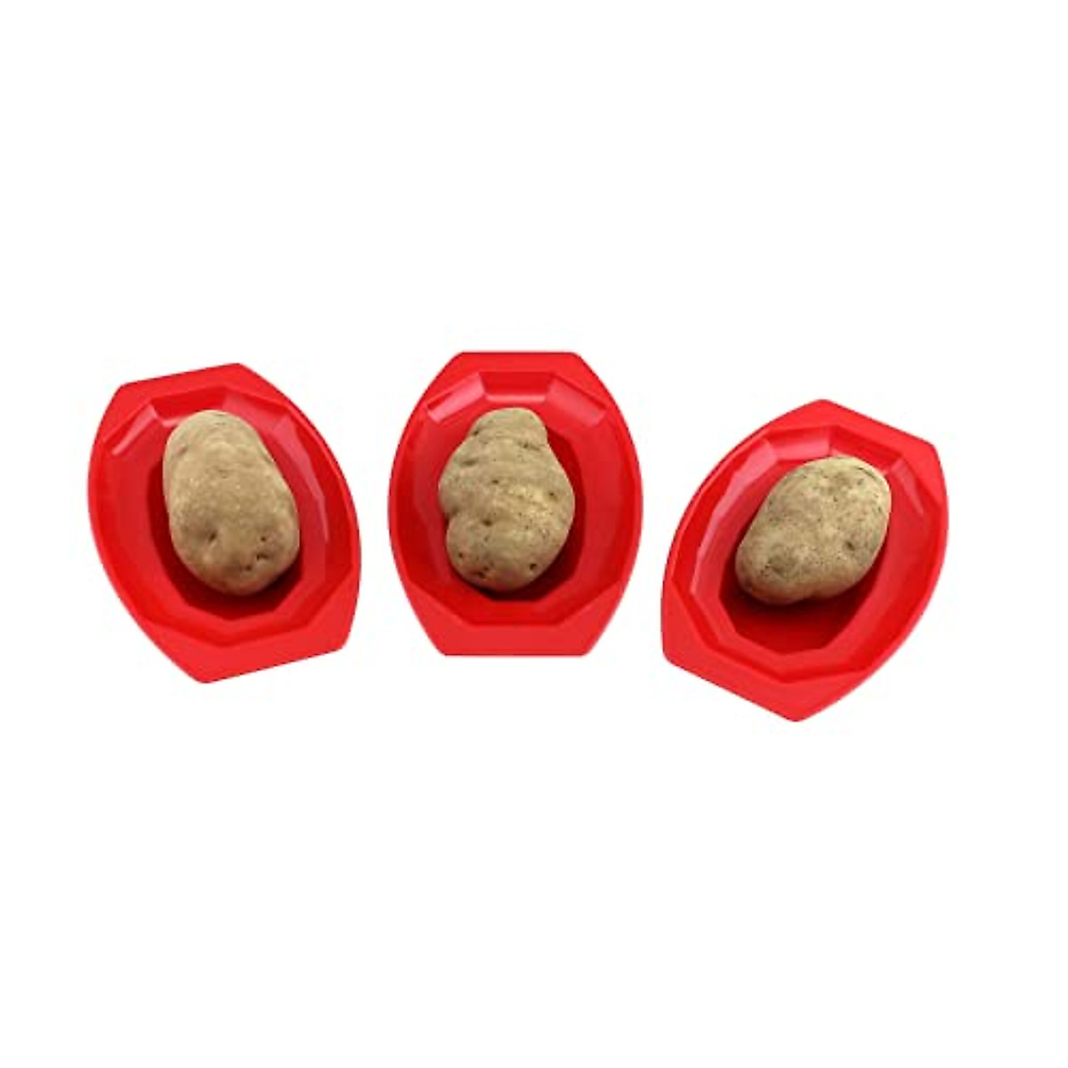 3 Pack Microwave Potato Cooker BPA Free Plastic