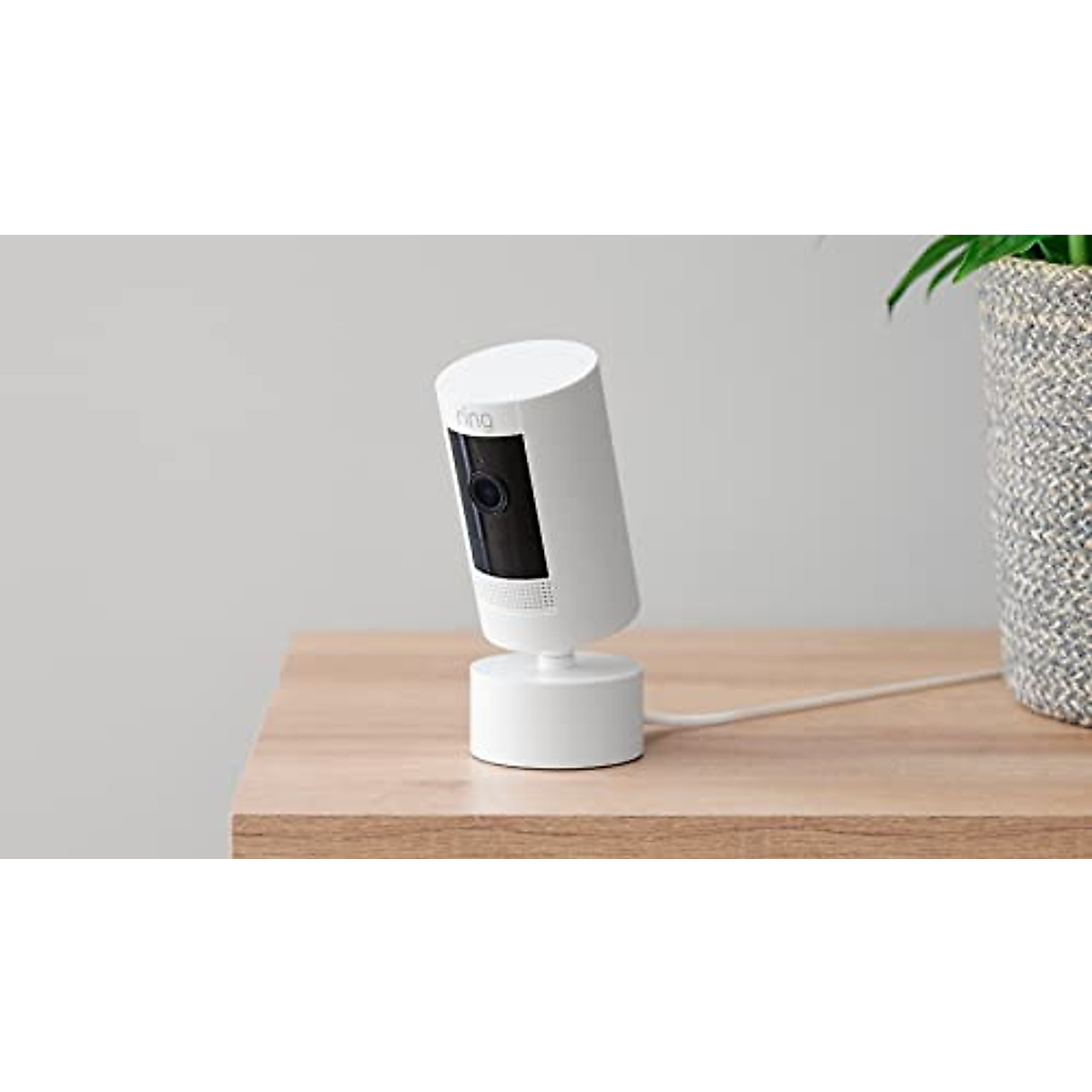 Ring Indoor/Outdoor Pan-Tilt Mount for Stick Up Cam Plug-In, White (Power adapter and camera not included)