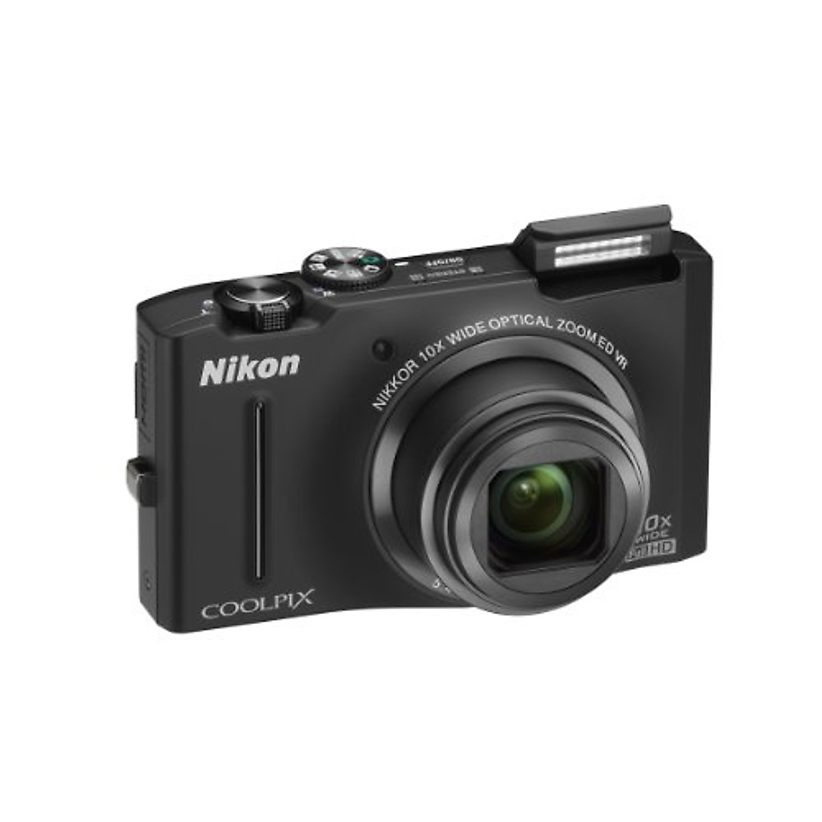 Nikon Coolpix S8100 12.1 MP CMOS Digital Camera with 10x Optical Zoom-Nikkor ED Lens and 3.0-Inch LCD (Black)