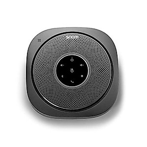 Snom C300 Bluetooth 5.0 Conference Speakerphone with 6 Mics, 24 hrs Call Time, App Controlled, USB C, Home Office & Small Business, Black