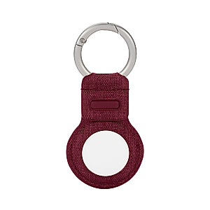 Incase Woolenx Key Clip for Airtag - Lightweight, Form-Fitting Apple Airtag Holder - Durable Airtag Keychain with Metal Quick Clip Key Ring (3.6 x 1.6 x 0.2 in) - Graphite