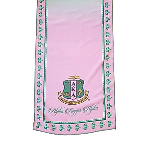 Pink and Green Scarf Women