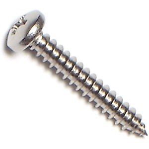 Hard-to-Find Fastener 014973200671 Phillips Pan Sheet Metal Screws, 4 x 3/4, Piece-100