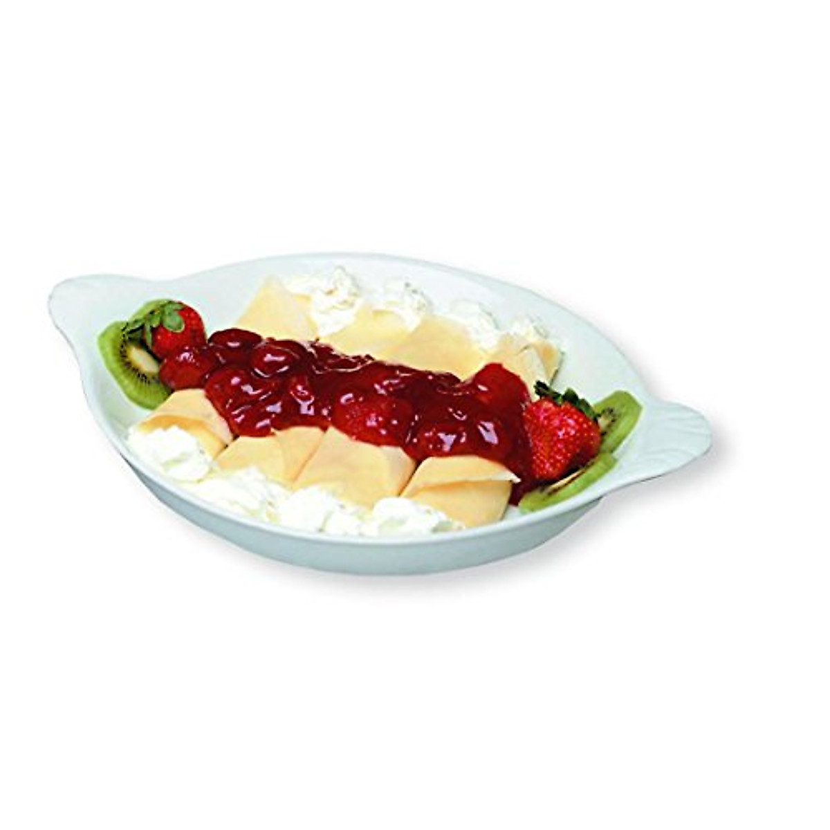 Salton Cordless Electric Crepe Maker With Bonus Batter Dish and Spatula with Non-Stick Cooking Surface, Automatic Temperature Control for 7.5" Crepes and Tortillas, Recipes Included, White (CM1337)