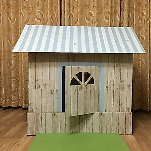 Yifely Light Brown Wood Grain Shelving Paper Self Adhesive Shelf Liner PVC Dresser Drawer Cabinet Sticker 17.7 Inch by 9.8 Feet