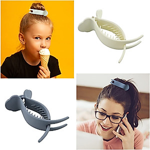 NAIHOD 4 Pack Hair Braiding Tool, Fashion Hair Clip Headdress, Ponytail Maker, Bun Shapers and Braid Accessories for Hairstyling