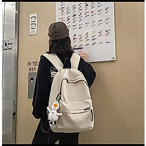 Elsegeod Laptop Backpacks for Travel School College Work，School Backpack Anti Theft Travel Daypack Large Bookbags for Teens Girls Women Students,Black