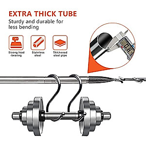 HOSKO 79 Inch Leaf Rake, 25 Tines Garden Rakes with Adjustable Sectional Handle for Quick Clean Up of Lawns, Garden, Farm, Pasture, Yard and Chicken Coop