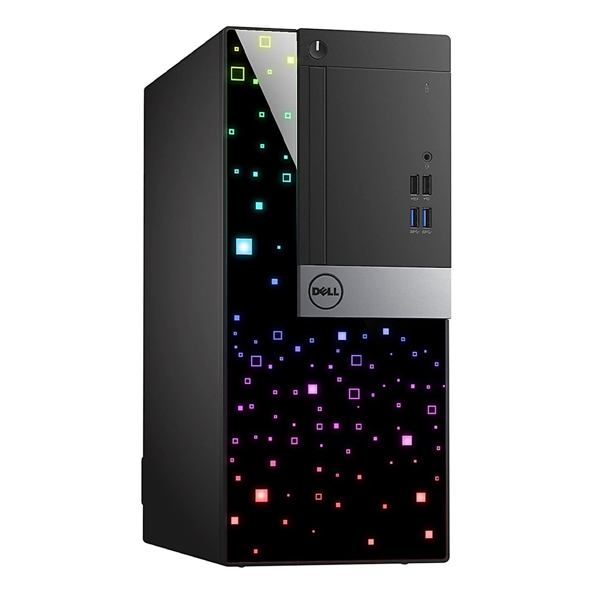 Dell Custom Built Tower Computer Desktop Intel Core i7-6700 Processor 3.40 GHz 16GB RAM 512GB SSD GeForce GT 1030 2GB Windows 10 Pro Wi-Fi Gaming PC Keyboard & Mouse HDMI (Renewed)