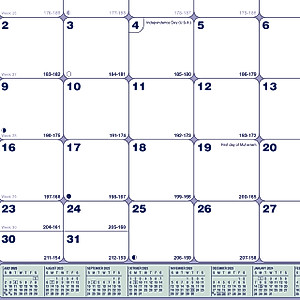 Brownline Academic Monthly Desk Pad Calendar, 13 Months, July 2023 to July 2024, 11" x 8.5" (CA181721-24)