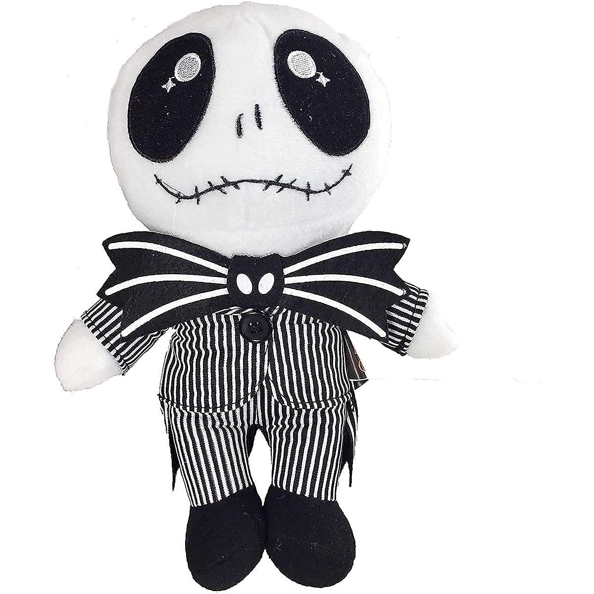 illuOKey Jack Skellington Plush Doll Nightmare Before Christmas Toys - Pumpkin King Plush Stuffed Lovely Baby Dolls (9.5 Inches, Black)