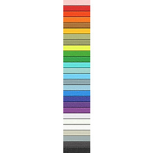 Kona Cotton Solids Sheen Roll Up 40 2.5-inch Strips Jelly Roll Robert Kaufman Fabrics RU-1014-40, Assorted, 2.5 Inches