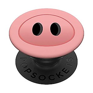 Pig Nose Grip - Pink PopSoket Pig Nose Design PopSockets PopGrip: Swappable Grip for Phones & Tablets