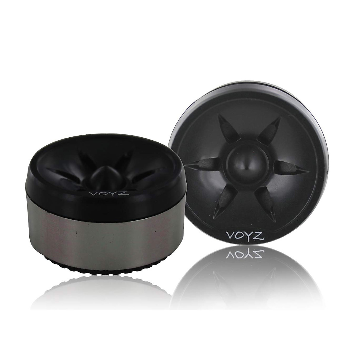 VOYZ High Performance Tweeters 1.6" 300 Watts Max Power Output - 4-8 ohm for Car Audio Super High Frequency Silk/Polymer Composite Dome Tweeter Kit (1 Pair)
