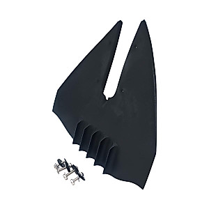 UAN Marine HD200 Whale Tail Hydrofoil Stabilizer For Boat Outboards 8 to 40 HP With Premium Black Plastic