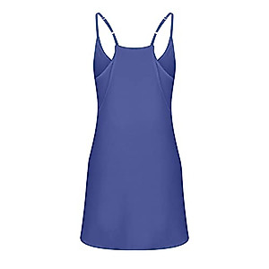 Ceboyel Short Summer Dress for Women Strappy Athletic Romper Hot Shot Mini Dress Workout Onesie Outfits with Pockes 2023