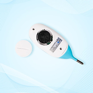 Baby Rectal Thermometer with Fever Indicator - Easy@Home Perfect Newborn and Infant Digital Thermometer with LCD Display Reading Body Temperature-Kid and Baby Item with Accurate Fast Reading - EMT-027