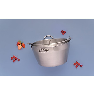 Kilner Silver Stainless Steel Preserving Jam Pan