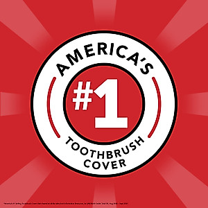 Steripod Clip-On Toothbrush Protector, Green and Blue, 2 Count