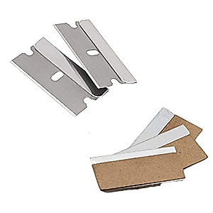 Veltec Standard #9 Single Edge Industrial Razor Blades, Box of 100, Cuts Boxes and Cords, Removes Paint, Labels and Decals (VB009)